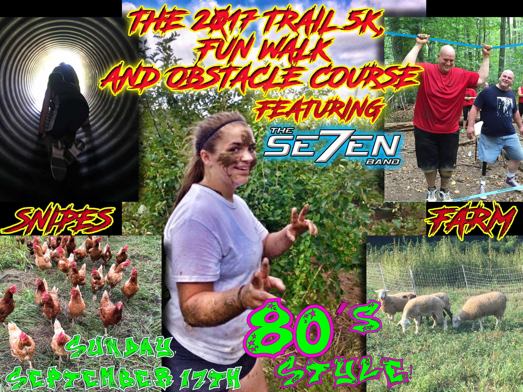 RaceWire | The Back to the 80's Trail 5K/1 Mile Walk and Obstacle Course
