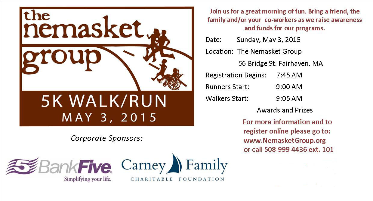 RaceWire | The Nemasket Group 5K Walk/Run